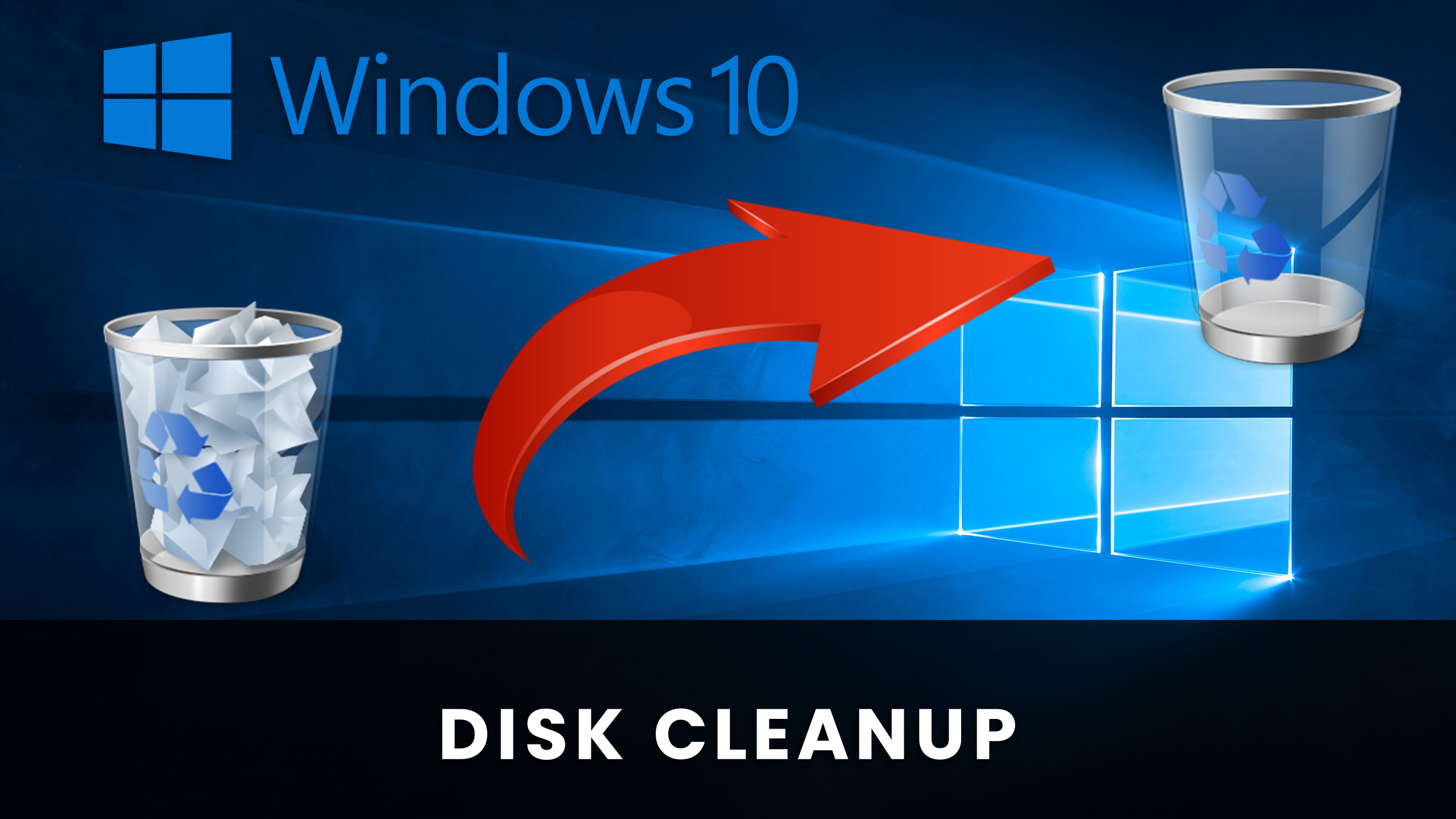 Clean Windows 10 with the built-in Disk Cleanup Utility