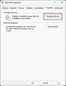 Activate Internet Explorer on Windows 11